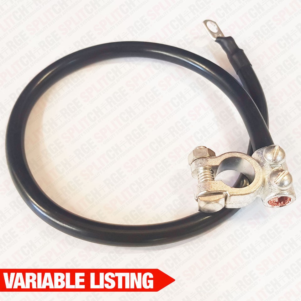 Battery Lead Power Strap Earth Bond Leisure Cable Leads - 16mm2 - 50mm2 ...