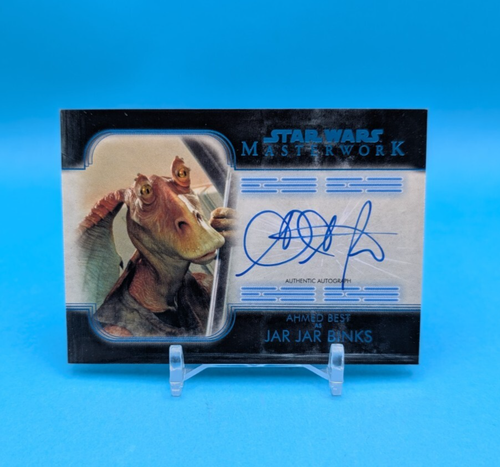 Ahmed Best Jar Jar Binks 2020 Topps Star Wars Masterwork Autograph A-AB ...
