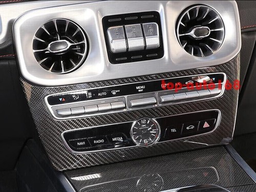 Carbon Fiber Console Air Switch Panel Trim For Mercedes-Benz G550 G63 ...