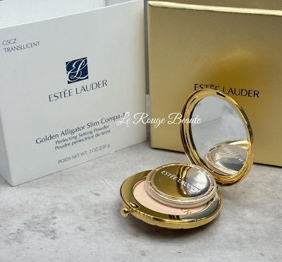 Estee Lauder Alligator Slim Compact Pressed Powder - Translucent | eBay