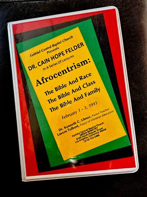 Dr. Cain Hope Felder Afrocentrism Series Of Lectures 1993 | eBay