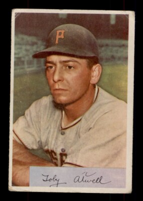 1954 BOWMAN #123 TOBY ATWELL PITTSBURGH PIRATES | eBay