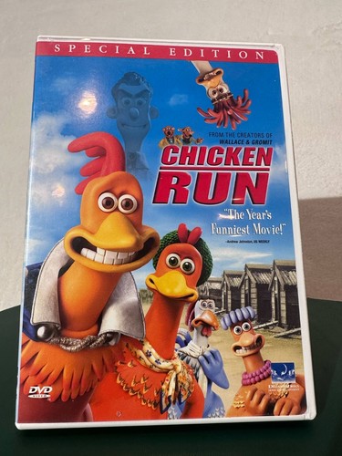 Dvd Chicken Run 2000 New Widescreen Mel Gibson Dreamworks Special ...