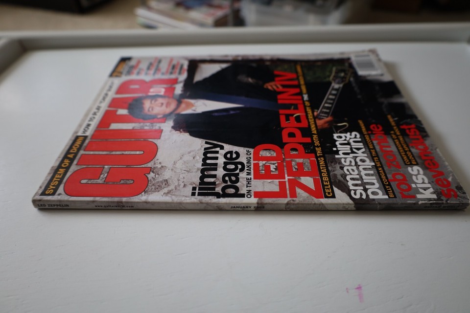 Guitar World Magazine January 2002 Jimmy Page Led Zeppelin Zombie/Page ...