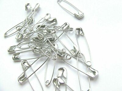 Steel Safety Pins Assorted- 20mm /30mm/40mm/50mm Strong Industry ...