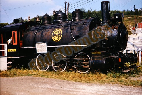 Vtg 1962 Train Slide 6 Rock of Ages Quarry "Hercules" Steam Engine ...