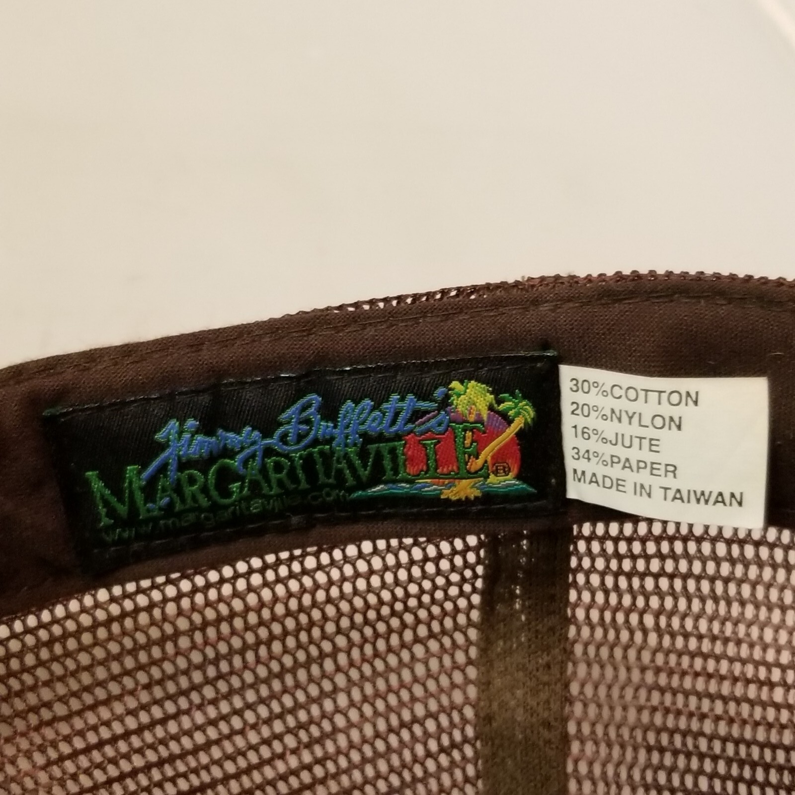 Jimmy Buffet Cap Margaritaville Patch Straw Trucker H… - Gem