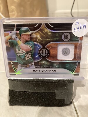 Matt Chapman Topps Tribute 2022 Stamp Of Approval Relic /199 | eBay