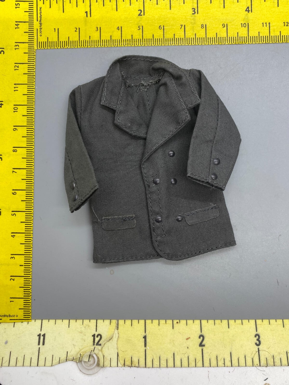 Mego Gray Dress Jacket Coat Suit figure Part Butler Alfred clothes 1/9 ...