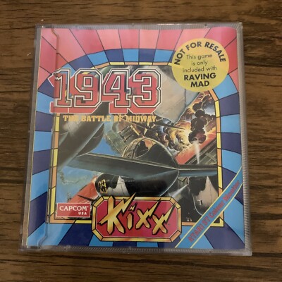 1943 Atari ST Disk Complete Rare Capcom Kixx Release Arcade Conversion ...
