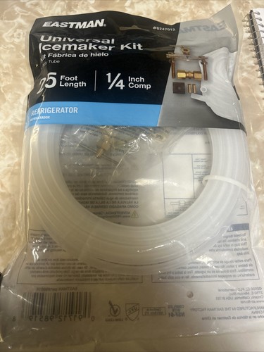 Eastman 25 ft Universal Ice Maker Kit #0247012 25 Ft 1/4" Comp NIP ...