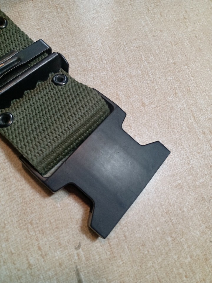 US Army pistol belt Military web gear utility MILITARY SURPLUS Size ...