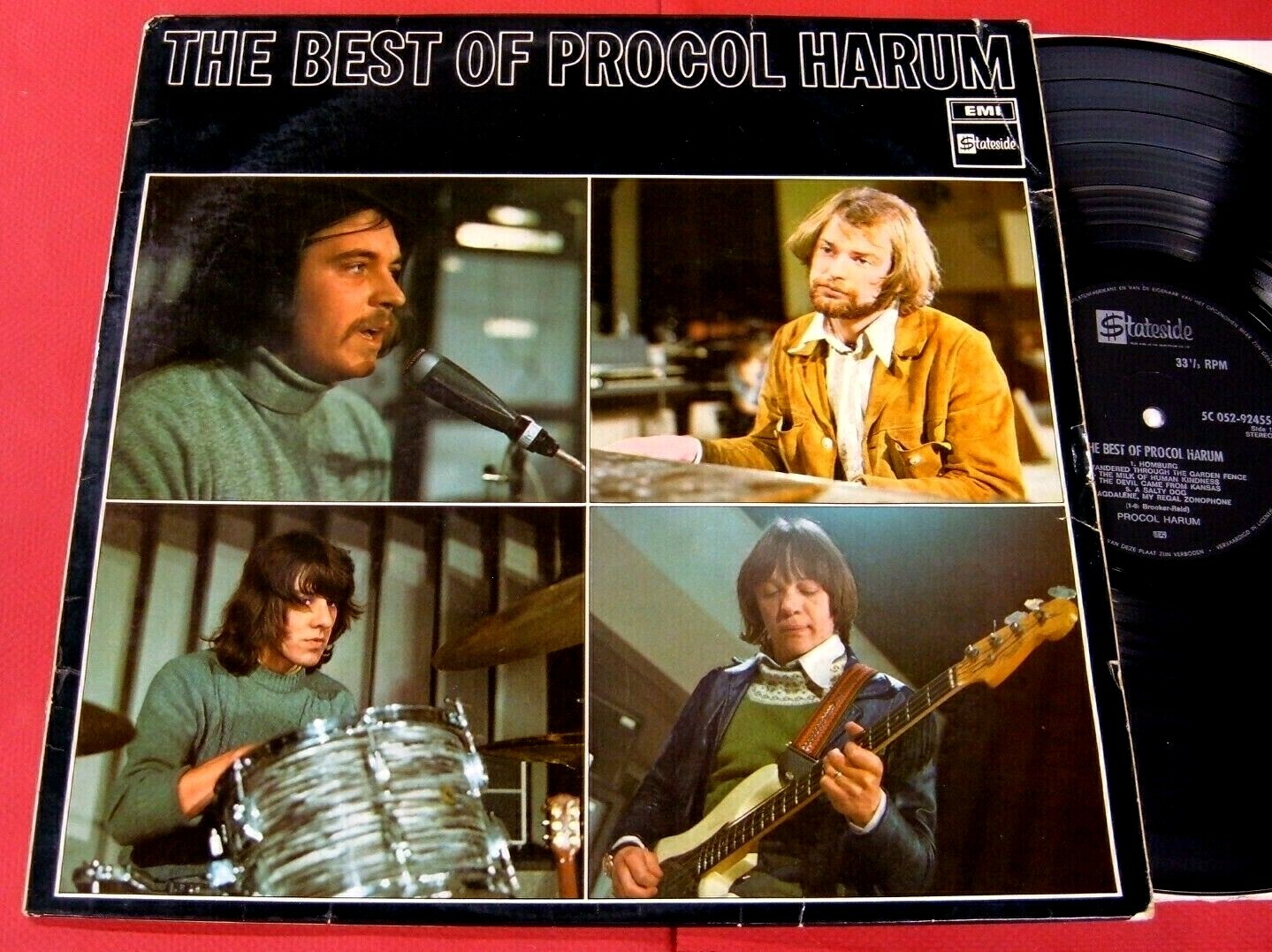 Procol Harum "THE BEST OF" 1971, Holland EMI/Stateside 5C 052-92455 VG+ ...