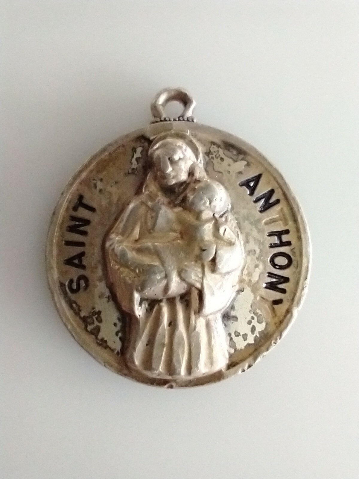 Catholic Vintage Sterling Silver St Anthony Religious Medal | eBay