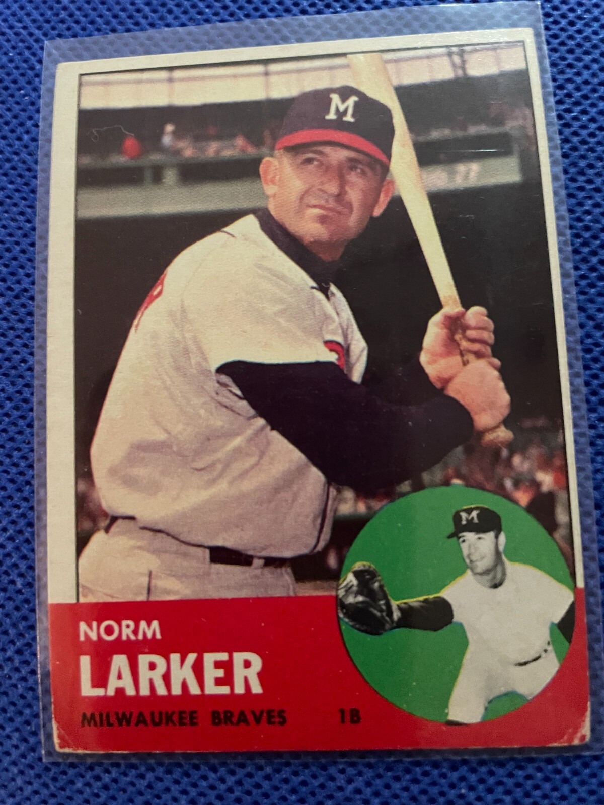 1963 topps # 536 NORM LARKER | eBay