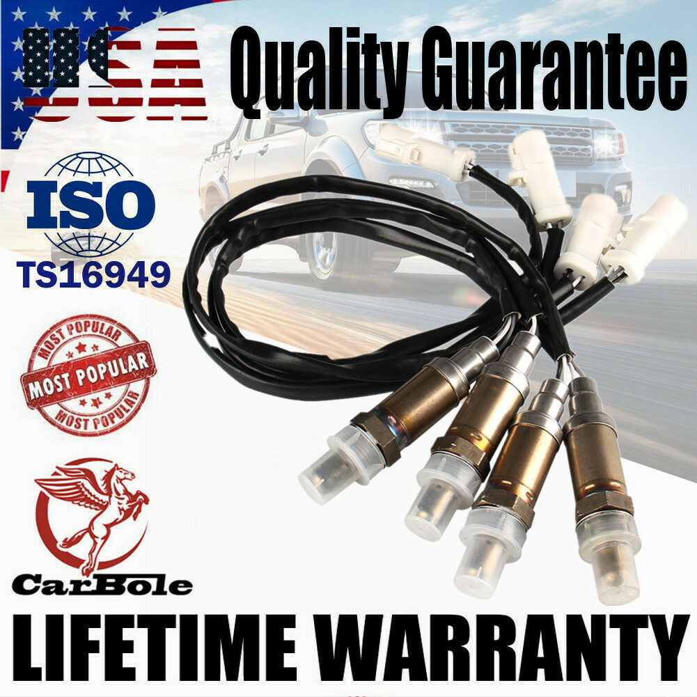 4x O2 Oxygen Sensor Downstream Upstream for Ford F-150 Mercury Mazda ...