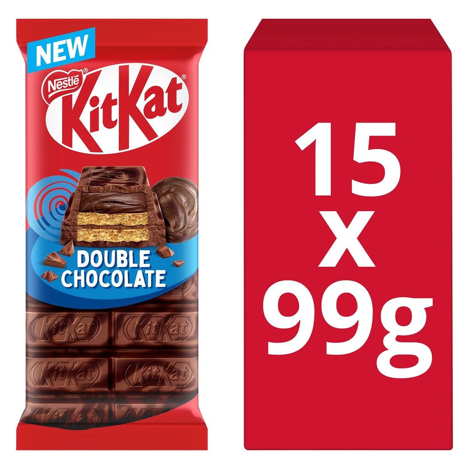 KitKat Double Chocolate Sharing Bar 15x99g | eBay UK