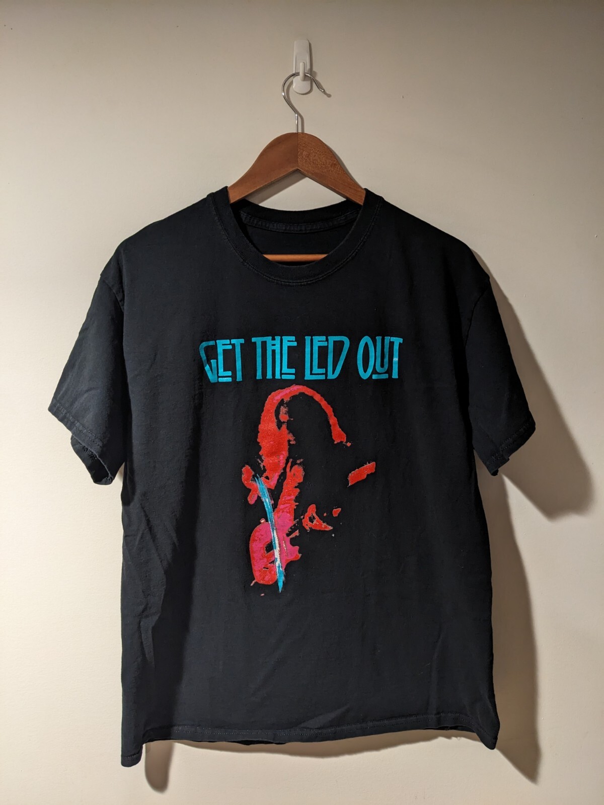 Vintage Get the Led Out Led Zeppelin Band Tour Black … - Gem