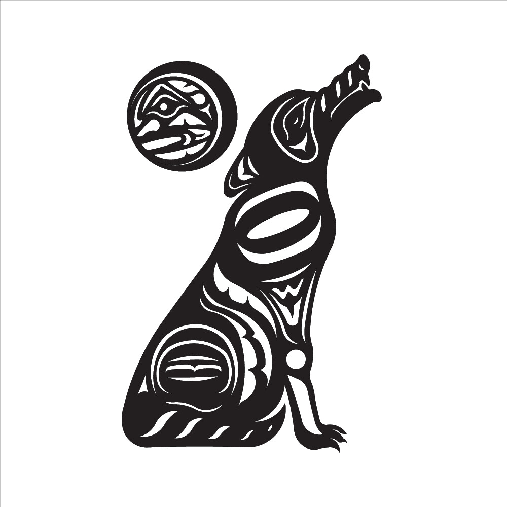 Native American Totem Wolf