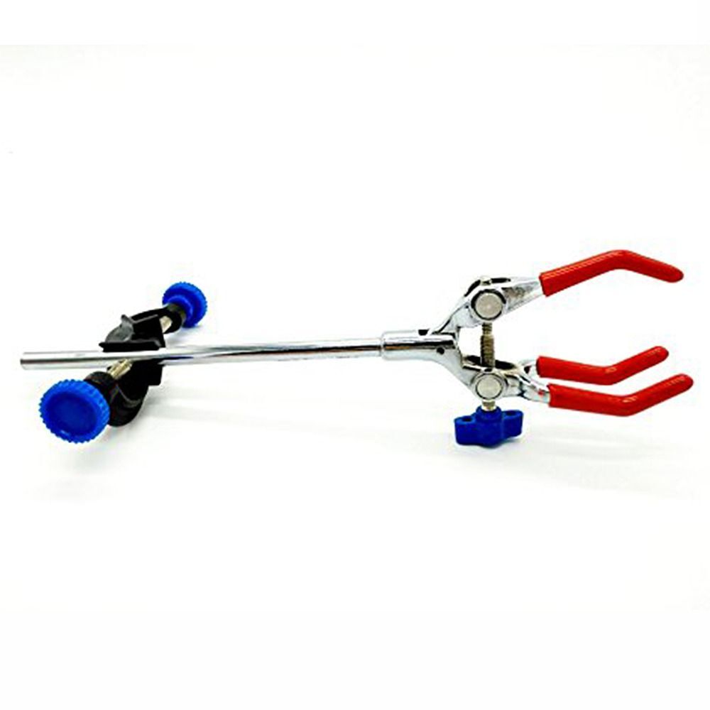 1 Set Rubber-Coated Head Laboratory Clamp with Lab Stand Clip ...
