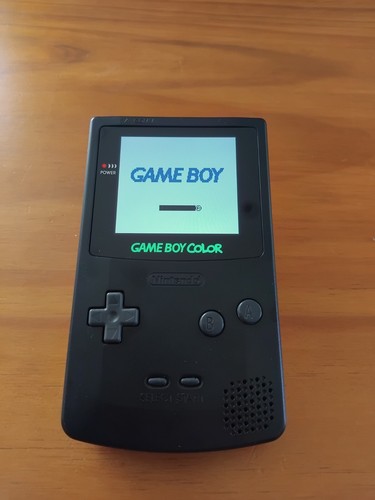 Gameboy Colour console with backlit IPS screen and rechargeable battery ...