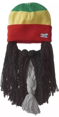 Neff Bunyan Beard Beanie / Hat • NWT Adult Rasta • #24669-K1 | eBay