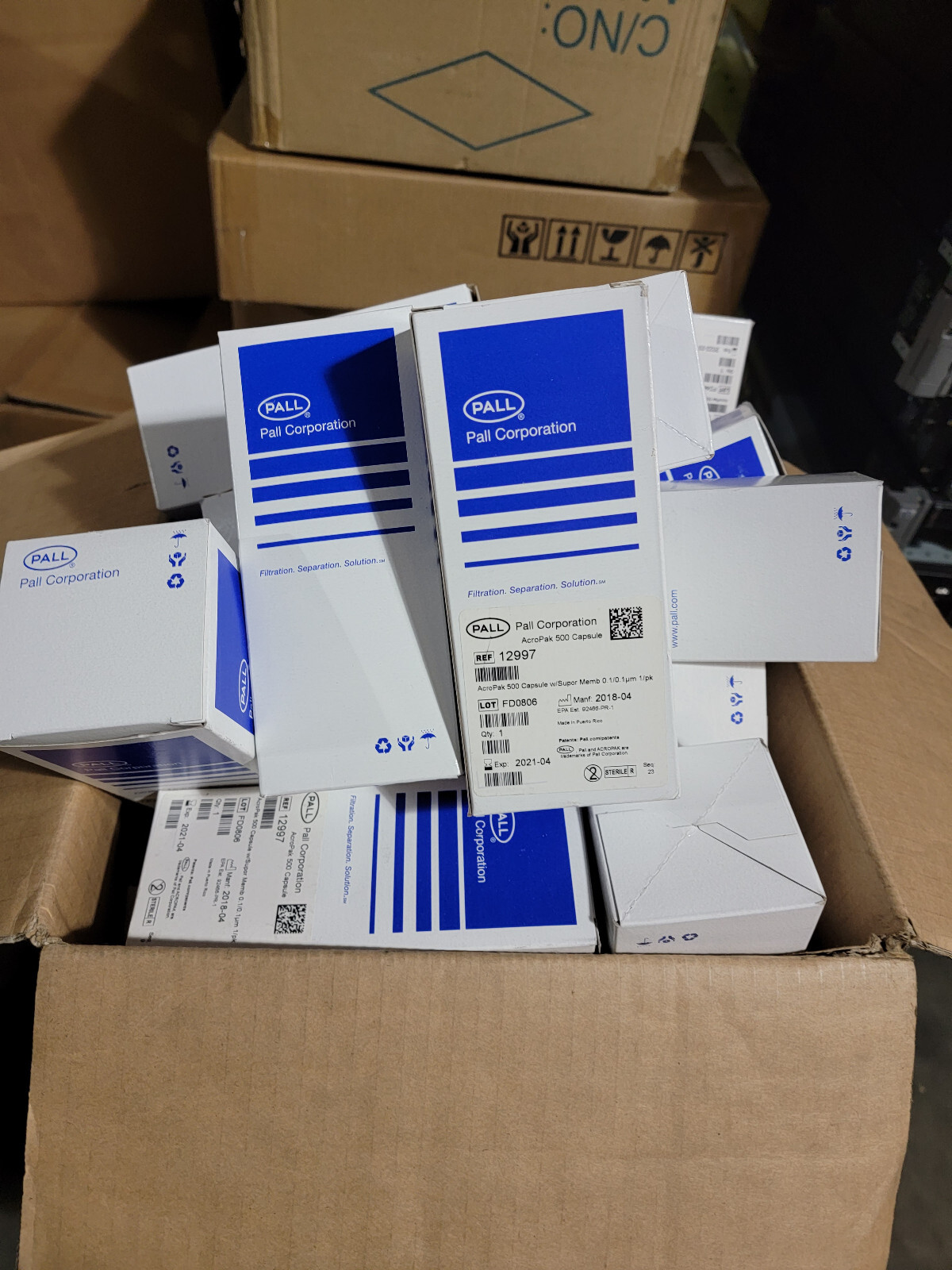 Pall 12997 Acropak 500 0.1/0.1um Capsules with Supor Membrane gamma ...