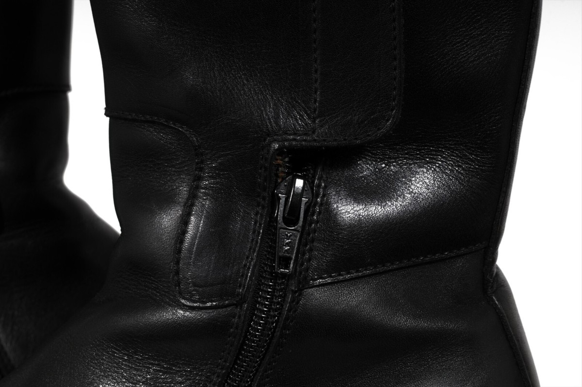 Prada Aw99 Vintage Square Toe Boots US 8 UK 7 Black Leather Prada Aw99 Vintage Square Toe Boots US 8 UK 7 Black Leather