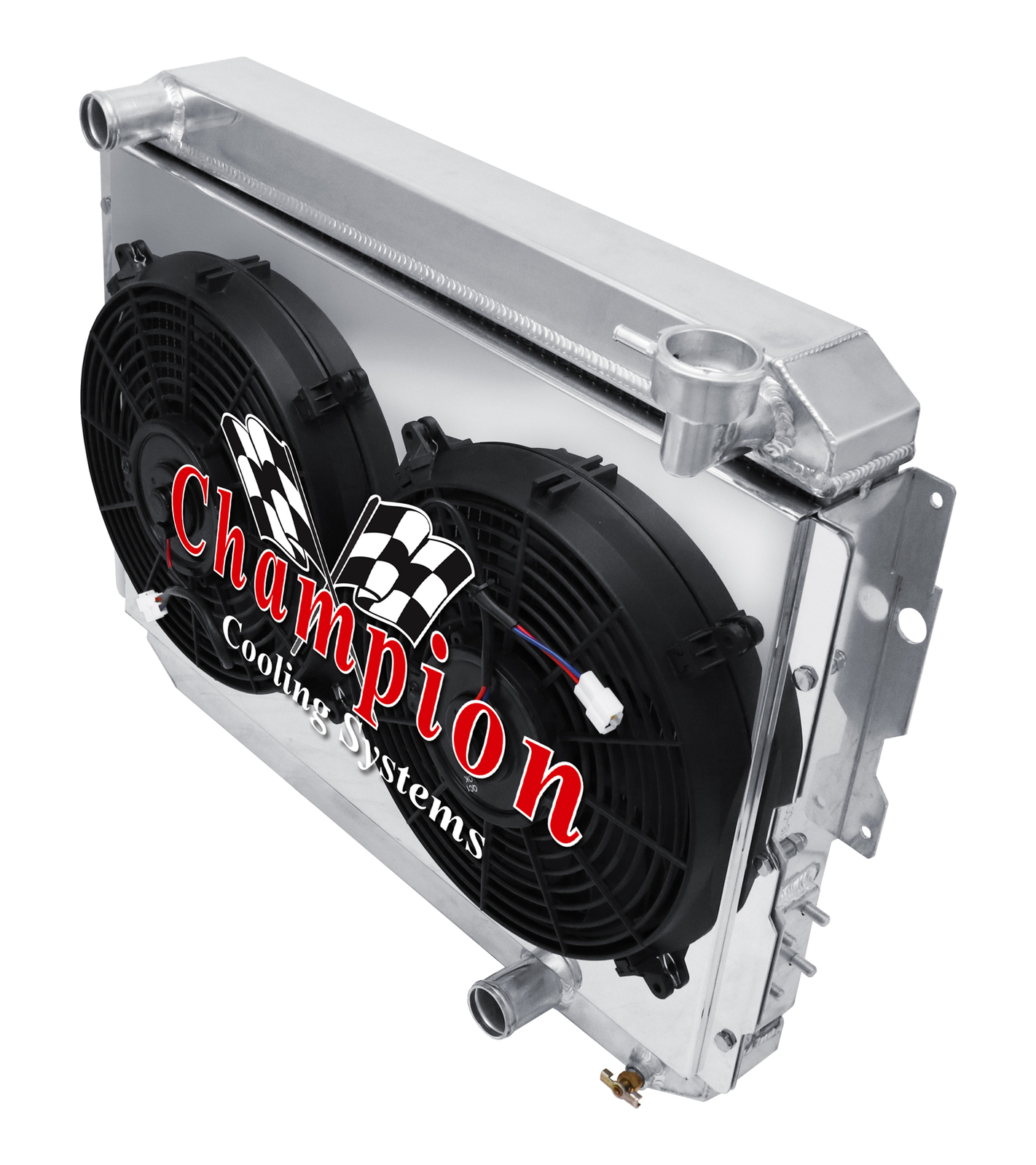 Perf 2 Row 1" Tubes Radiator,12" Fans,Shroud-1981-1990 Toyota Land ...