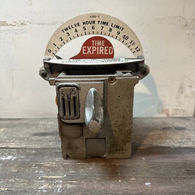 Vintage 2410 Duncan Parking Meter Mechanism 12-Hour 5-10-25 Cents ...