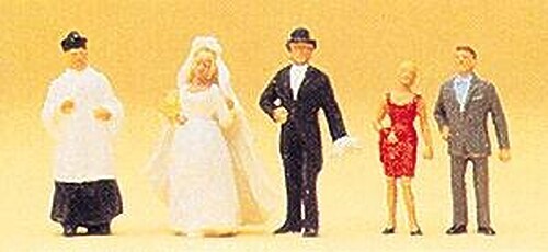 Preiser Wedding Participants - Catholic - Model Railroad Figures - HO ...