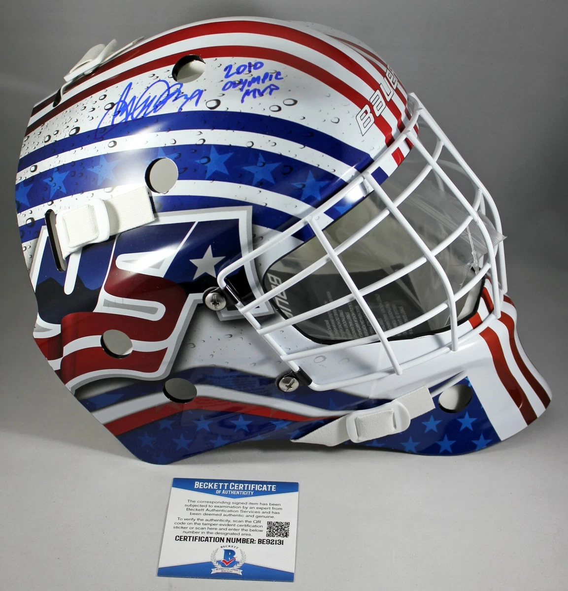 Ryan Miller Olympic Mask