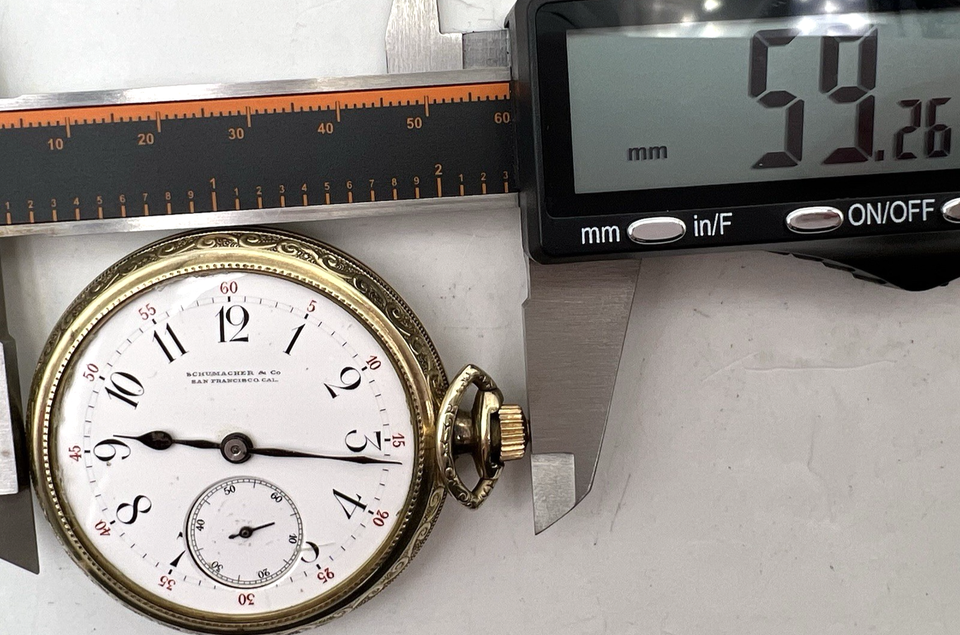 Schumacher & Co. Side Winder Pocket Watch. Lot.T83 | eBay