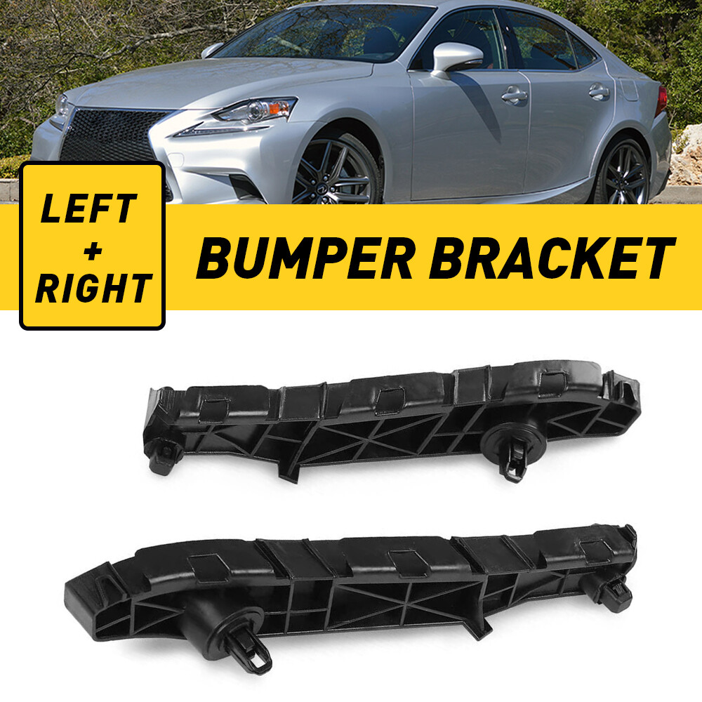 Left & Right Side Front Bumper Support Bracket For 2006-2015 Lexus ...