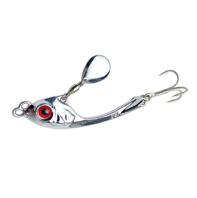 10pcs/set Metal Blade Fishing Lure Hard VIB Crank Bait Sinking Treble ...