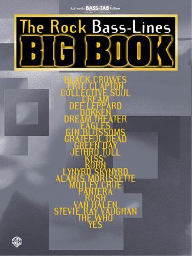 Rock Bass-Lines Big Book : Authentic Bass TAB (2001, Trade Paperback ...