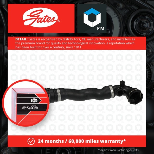Radiator Hose Fits BMW 325 E46 2.5 Upper 00 to 06 Coolant Gates ...