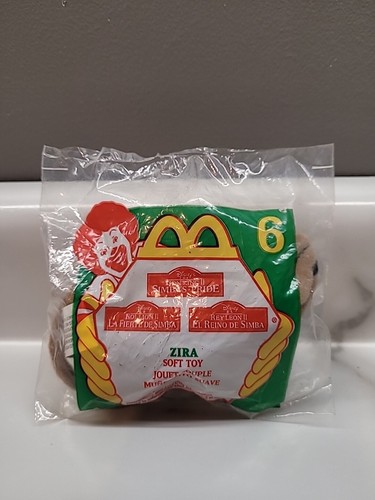 Lion King II Simba's Pride 1998 McDonald's Happy Meal Zira Plush Toy #6 ...