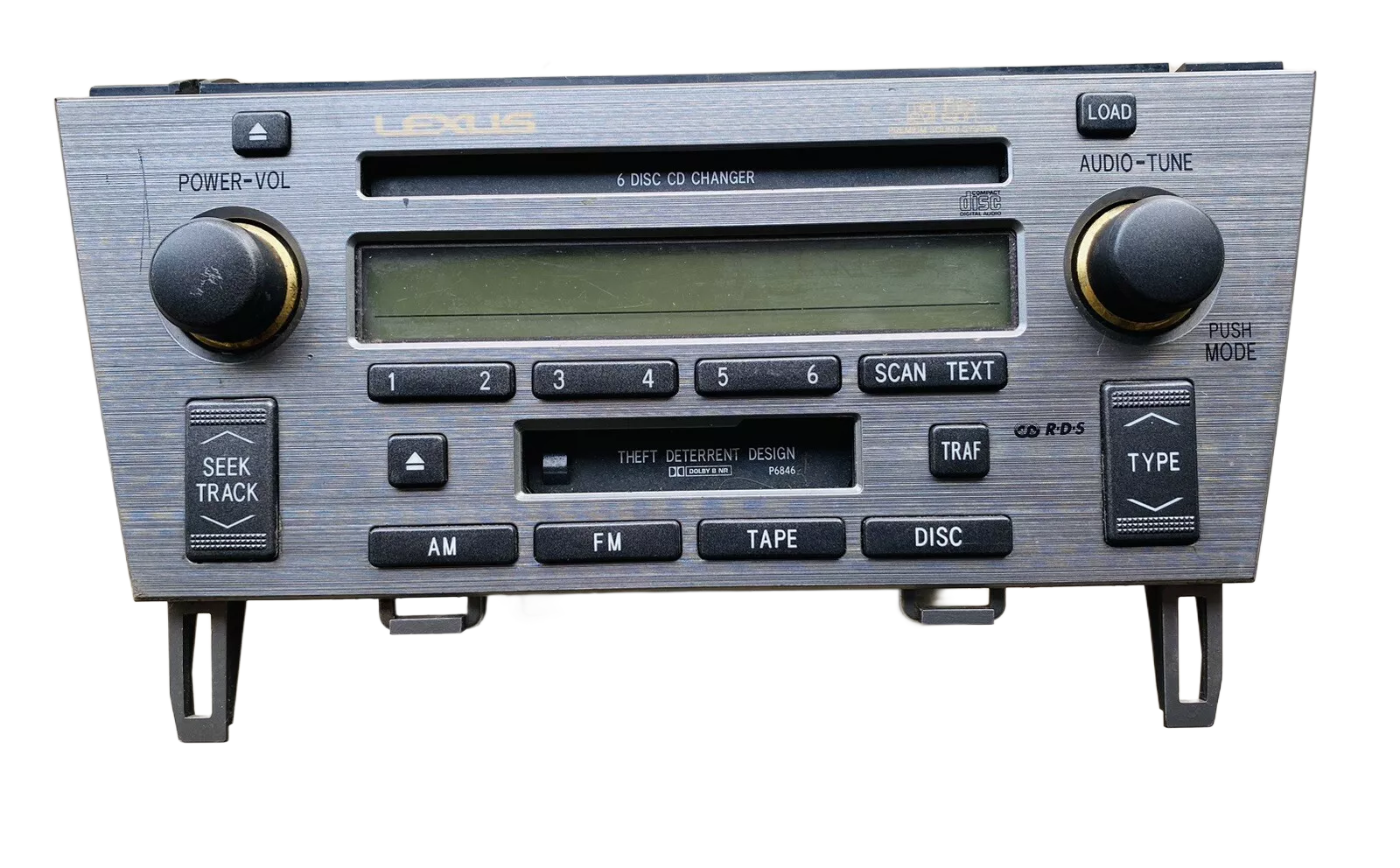 2005 - 2010 Lexus SC430 OEM Mark Levinson 6 CD RDS Radio Receiver P6846 ...