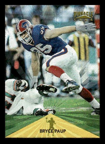 1996 Pinnacle Premium Stock #141 Bryce Paup Artists Proof Buffalo Bills ...