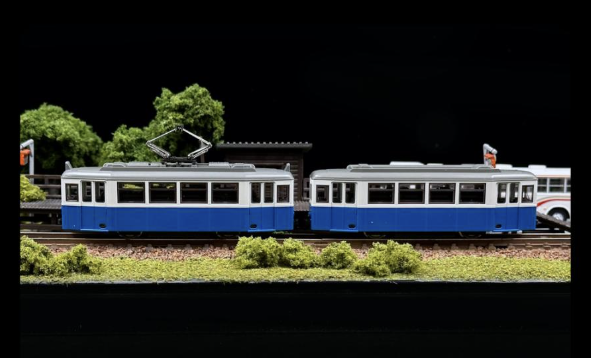 KATO N Gauge 14-806-1 My Tram Classic Duewag T2 Streetcars Set Blue ...