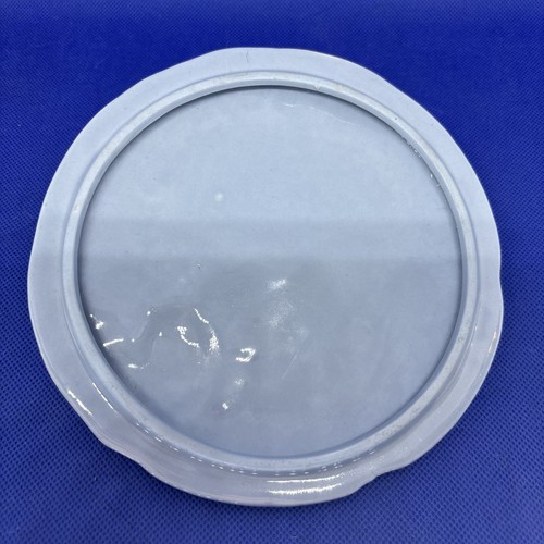 Vntg CHADWICK POTTERY BLUE Ivory CONSOLE BOWL Dish With Lid | eBay