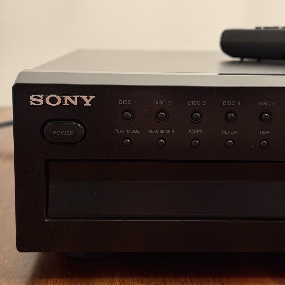Sony CDP-CE375 5 Disc CD Changer Player With Remote - Tested And ...