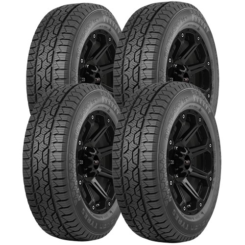 (QTY 4) 225/65R17 Nokian Outpost APT 102H SL Black Wall Tires | eBay