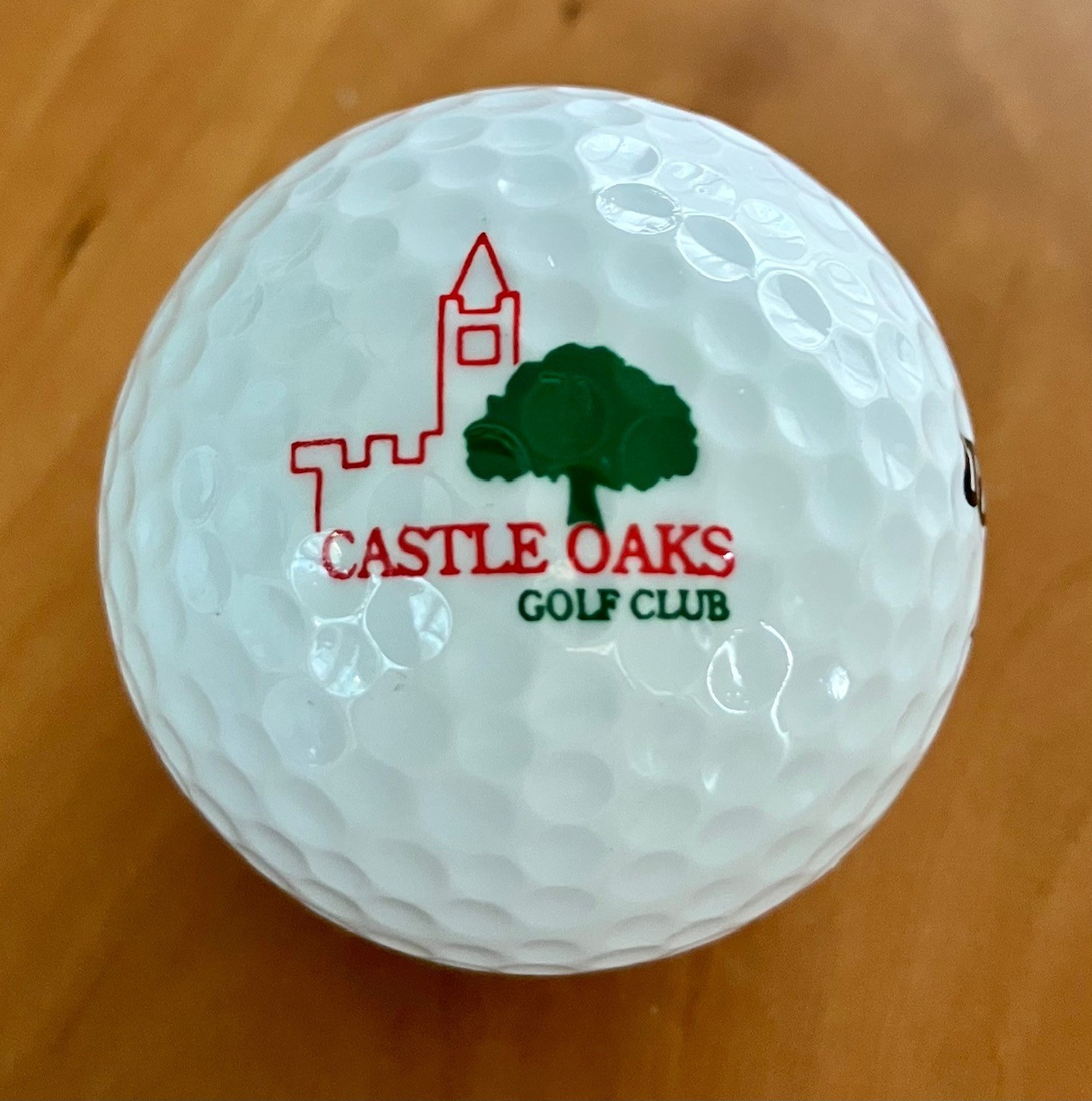 Castle Oaks Golf Club (California) Logo Golf Ball | eBay UK