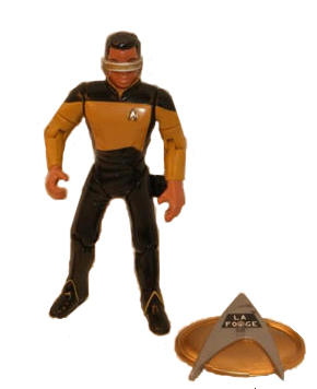 Playmates Toys Lieutant Commander Geordi La Forge 1992 Series 1 Star ...