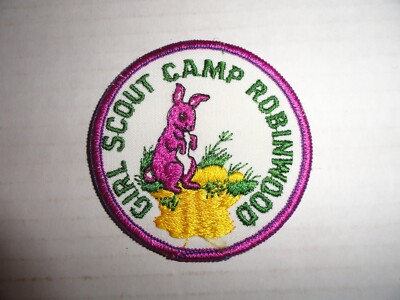 NEW Girl Scout Camp Robinwood Uniform Insignia Round Patch ( B ) | eBay