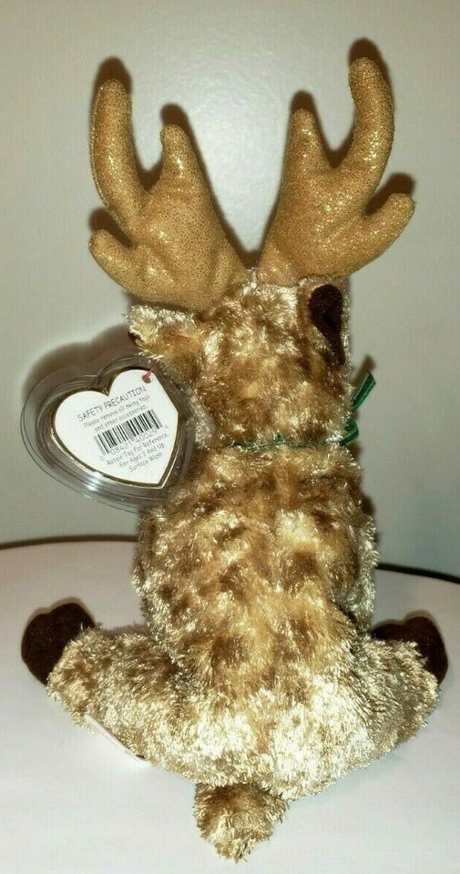 Ty Beanie Baby - RUDY the Reindeer (6.5 Inch) NEW MWMTs Plush Stuffed ...