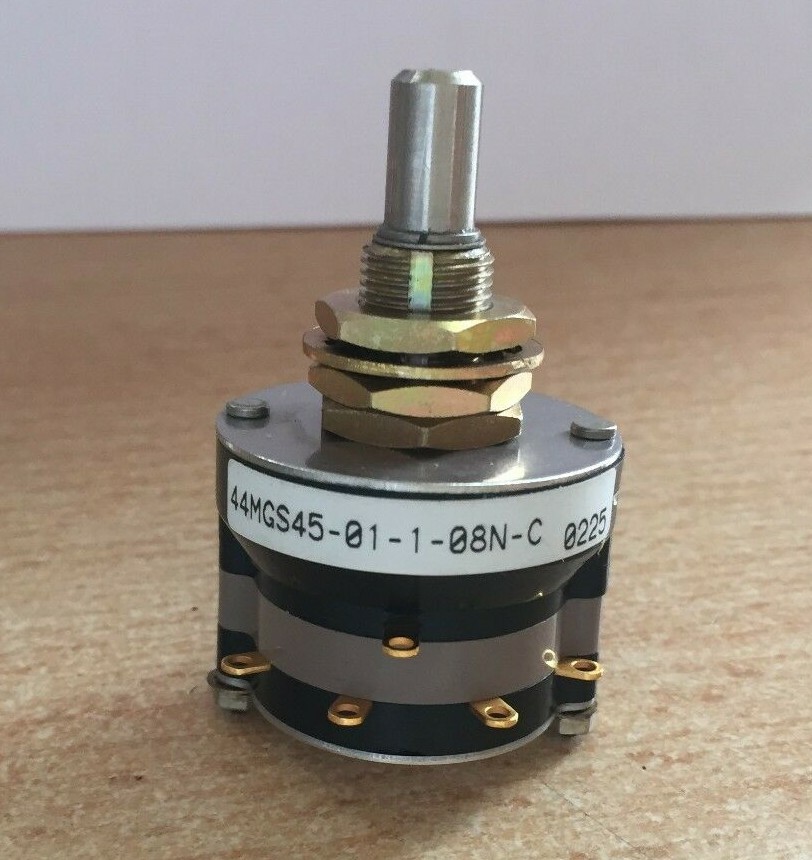 Military Rotary Switch Panel mount SP8T 5A 28VDC 115VAC Z3708 | eBay