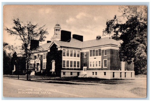 c1930's Williams High School Stockbridge Massachusetts MA Vintage ...